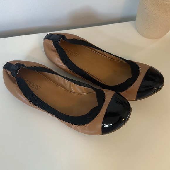 J. Crew | Shoes | J Crew Mila Cap Toe Flats | Poshmark